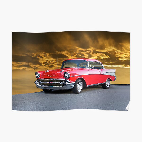 "1957 Chevrolet Bel Air" Poster by DaveKoontz | Redbubble
