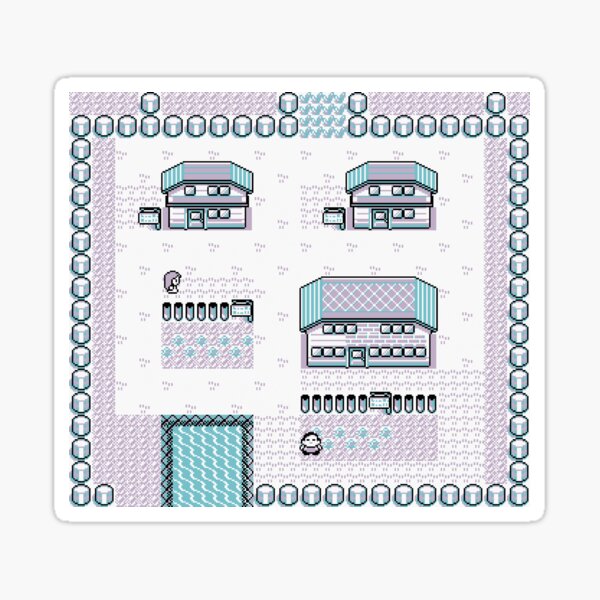 "Pallet Town" Sticker for Sale by UrameshiMIDK | Redbubble