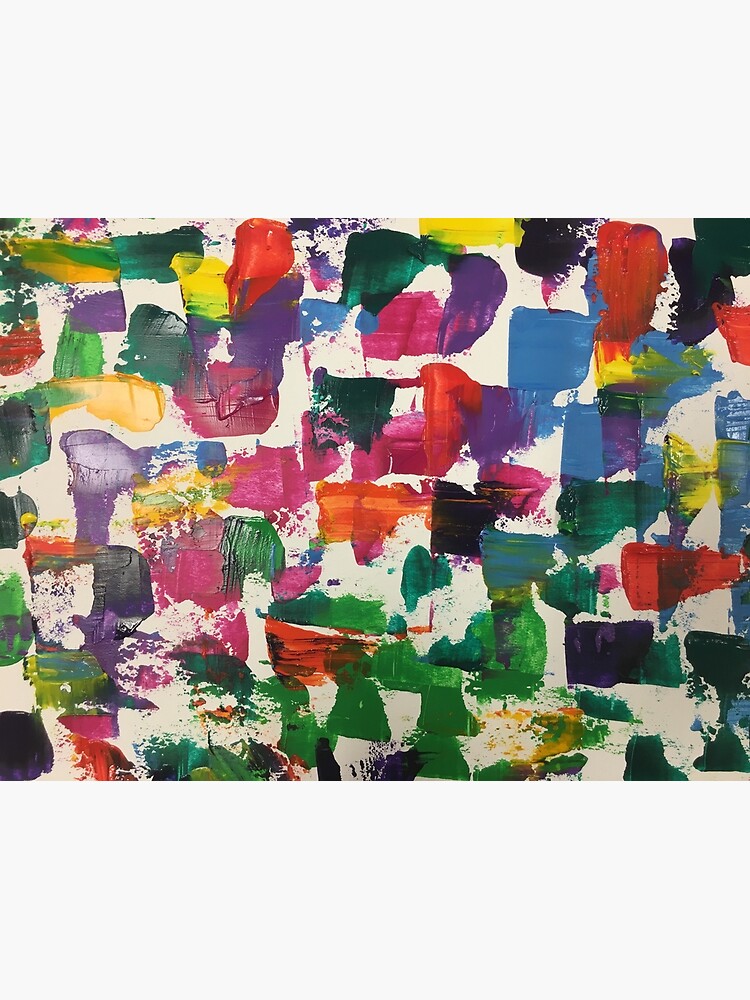 "Messy Color Blocks" Art Print by dinasdoodles | Redbubble