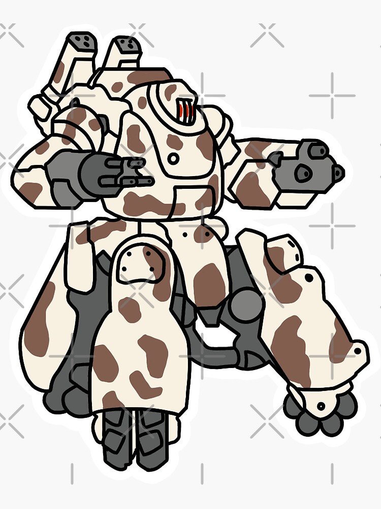 "Bessie Fallout 76 Sentry Bot" Sticker by QuantumQueen | Redbubble