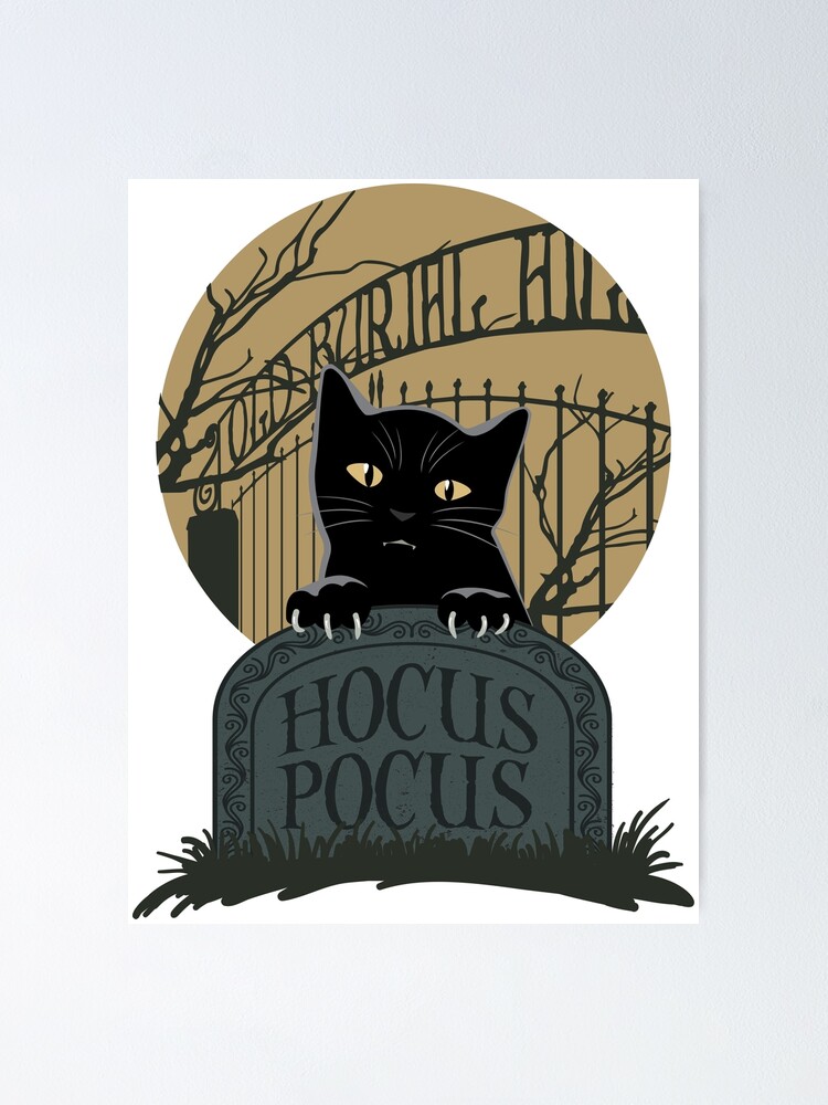 "Thackery Binx - Hocus Pocus" Poster for Sale by DesignCats | Redbubble
