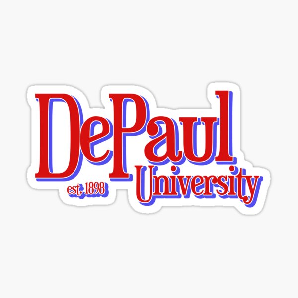 "DePaul est. 1898 (rot)" Sticker von kgros | Redbubble