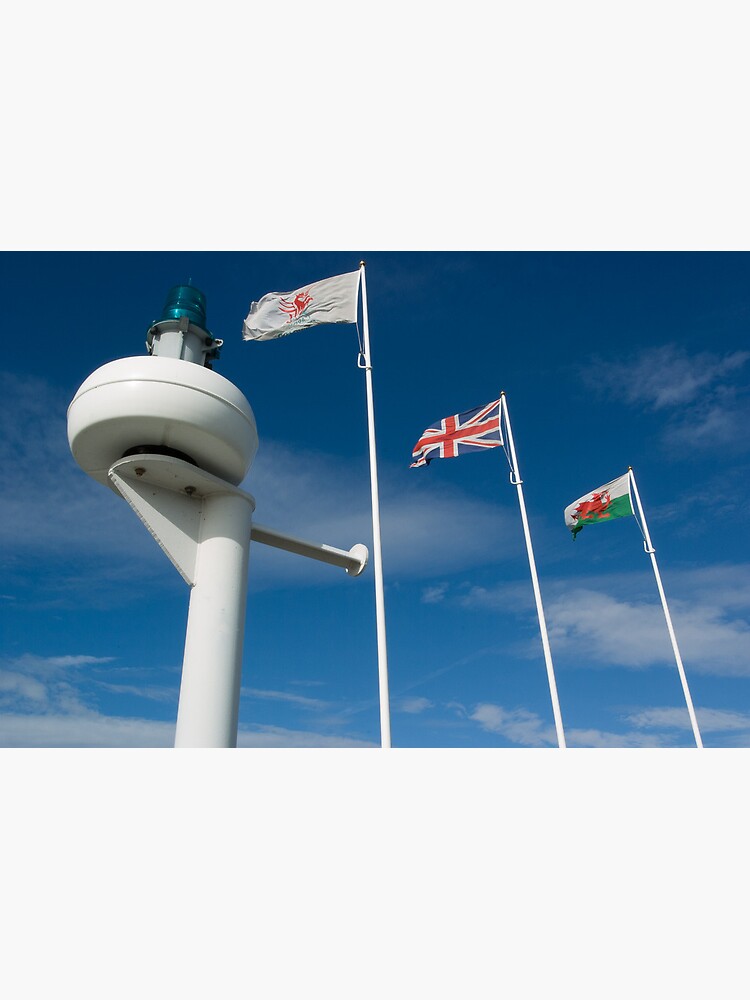 "Cardiff Bay Flags" Poster by mlphoto | Redbubble