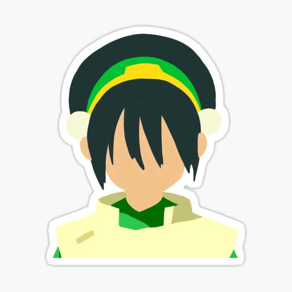 "avatar: toph" Sticker by artandadeline | Redbubble