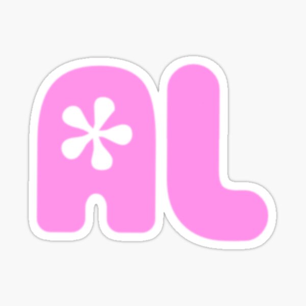 "custom AL sticker " Sticker for Sale by nataliegkim | Redbubble