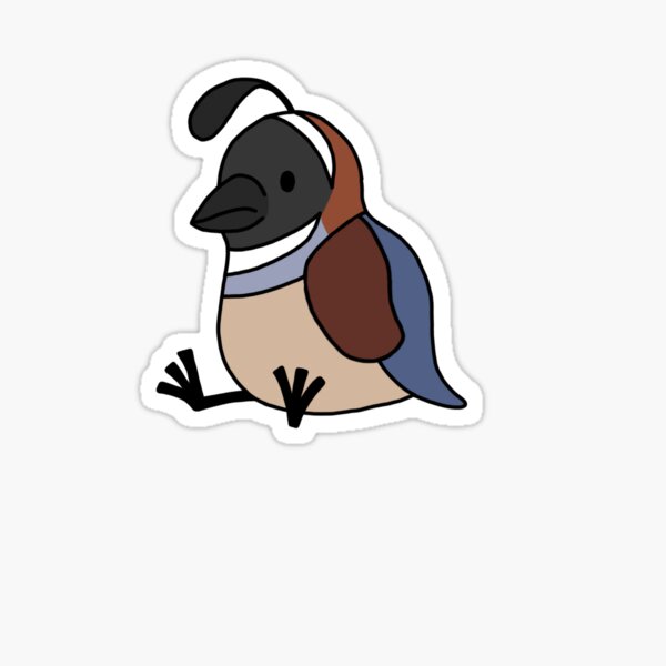 "quail" Sticker by MarshallArts42 | Redbubble