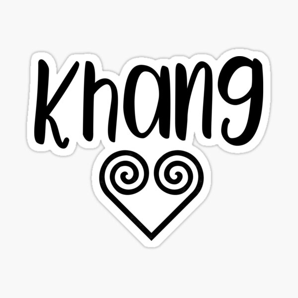 "Hmong Last Name Khang" Sticker for Sale by nlyang | Redbubble
