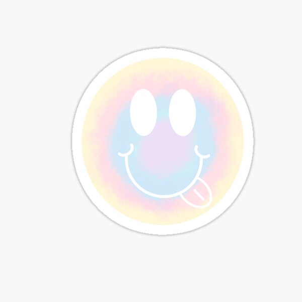 "Pastel Smiley Face " Sticker for Sale by rachaelfuchs | Redbubble