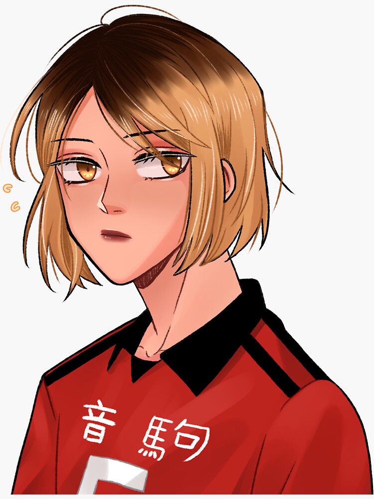 "Pretty Setter: Kenma" Sticker for Sale by annyjeee | Redbubble