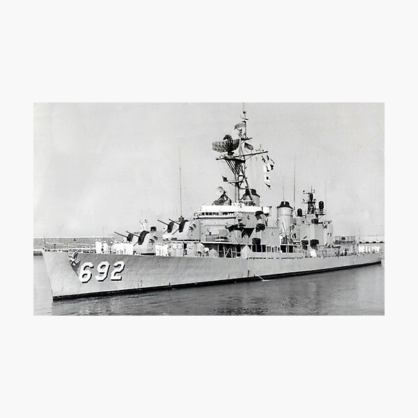 "USS ALLEN M. SUMNER (DD-692) SHIP'S STORE" Photographic Print by ...