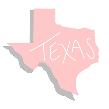 "texas pink" Sticker for Sale by wendyw000 | Redbubble