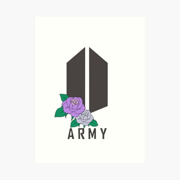 Bts Army Logo Art Prints | Redbubble
