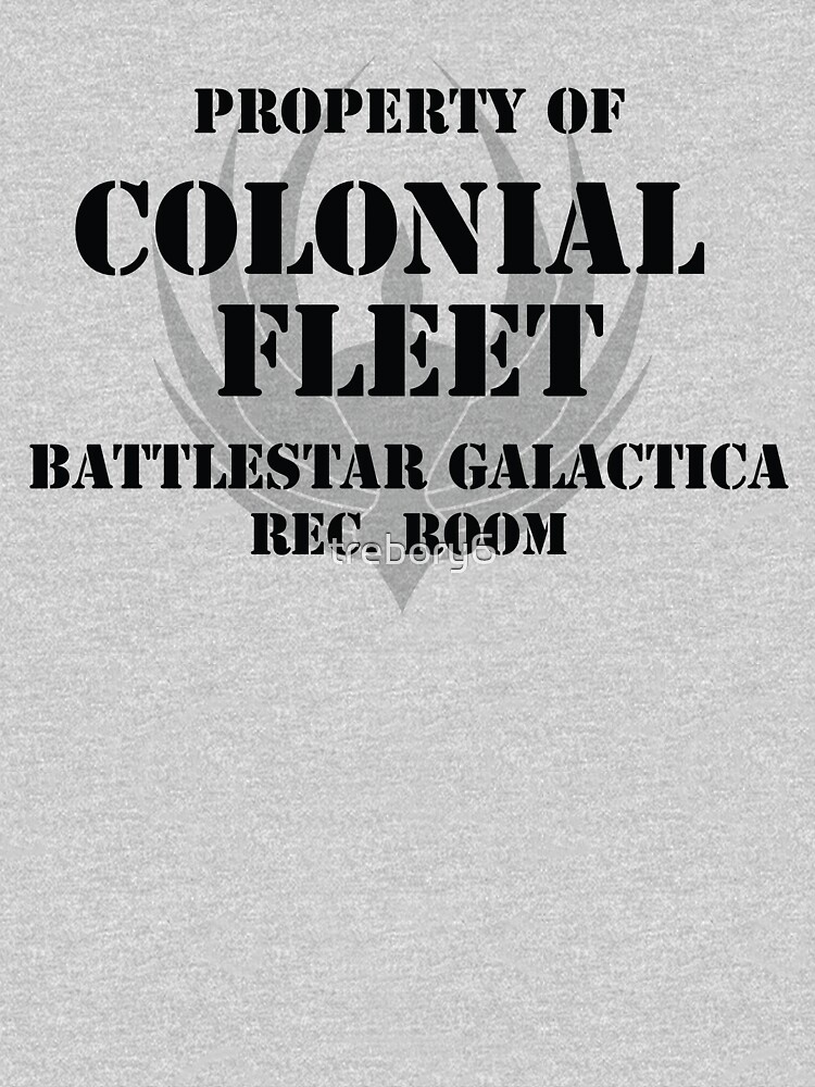 "Colonial Fleet Battlestar Galactica Rec. Room" T-shirt for Sale by ...