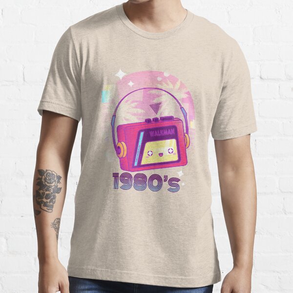 "Retro Walkman" T-shirt for Sale by DonnieArts | Redbubble | retrowave ...