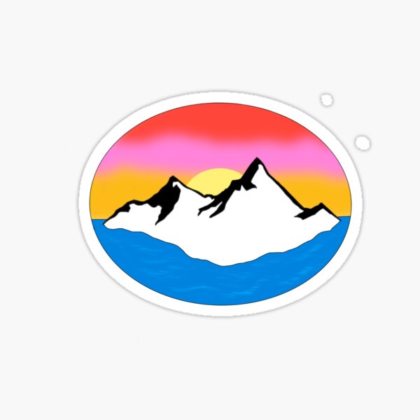 "Iceberg Sticker" Sticker for Sale by Elizabethstjohn | Redbubble