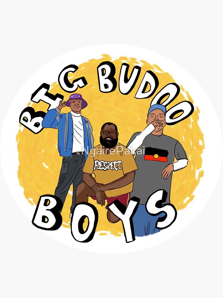 "Big Budoo Boys" Sticker for Sale by NgairePakai | Redbubble