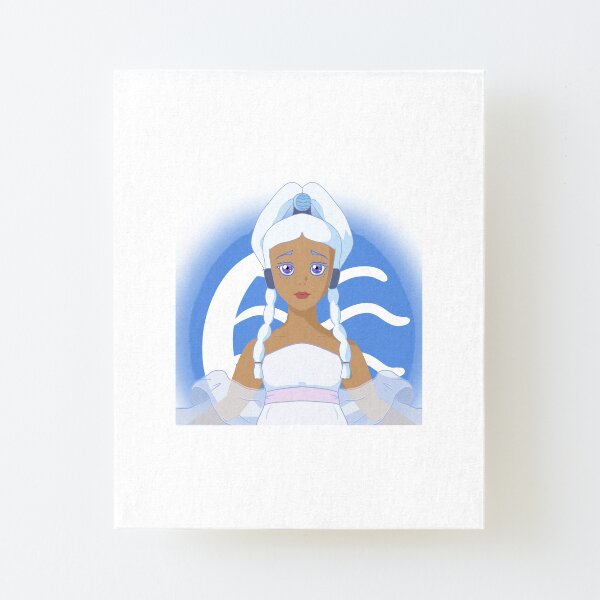 Yue Avatar Atla Last Airbender Moon Spirit Mounted Prints | Redbubble