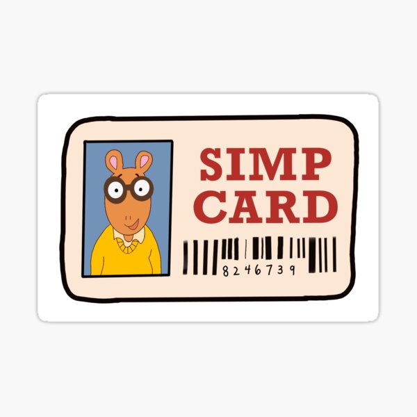 "simp card" Sticker by allizamanayan | Redbubble