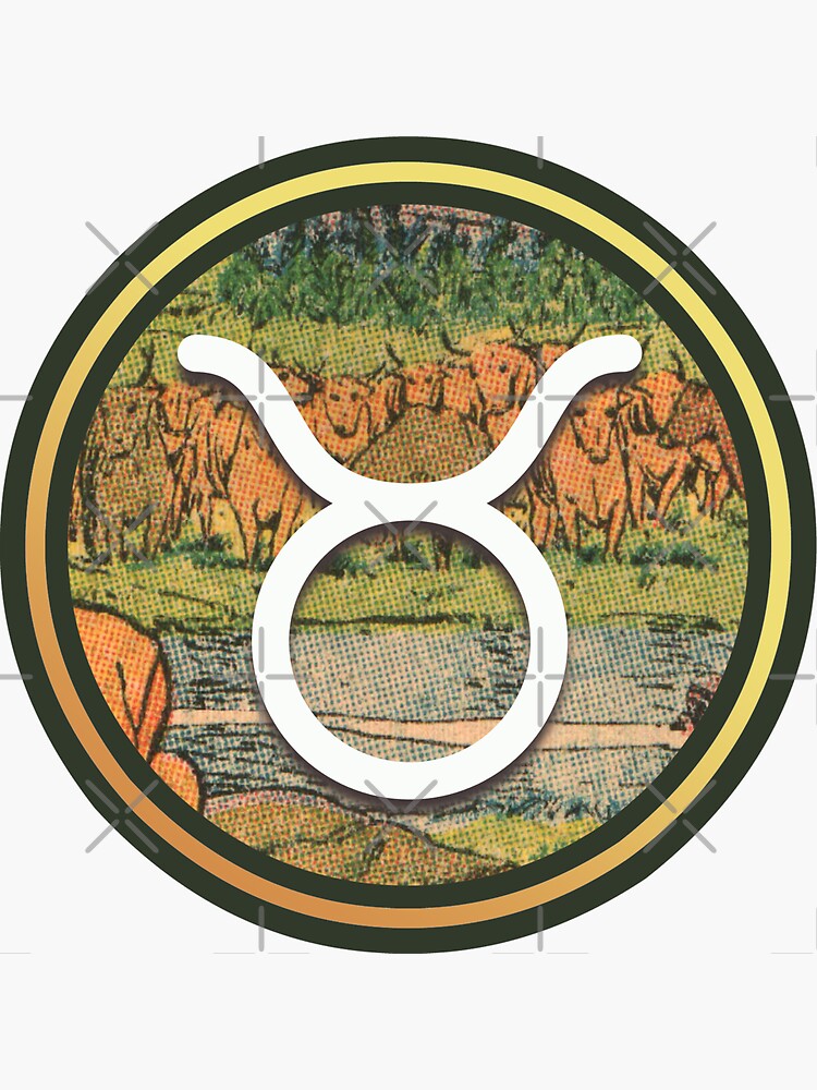 "Taurus Season - Vintage Comic book Zodiac Sign" Sticker for Sale by ...