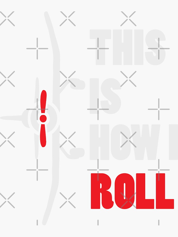 "RC Airplane Pilot Flying Airline Gift" Sticker for Sale by FY83 ...