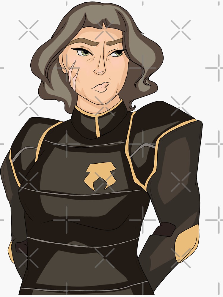 "Lin BeiFong" Sticker by HorseHeadArtz | Redbubble