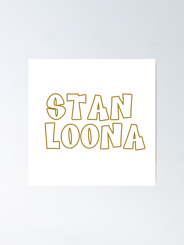 "stan loona bratz font meme" Poster by jolovesjeonghan | Redbubble