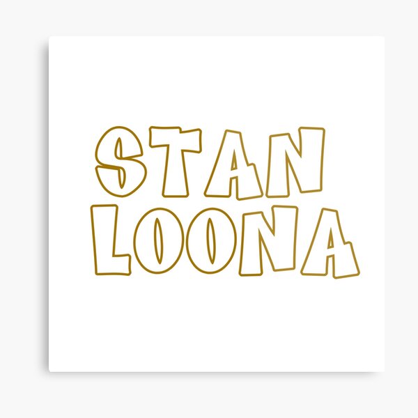 "stan loona bratz font meme" Metal Print by jolovesjeonghan | Redbubble