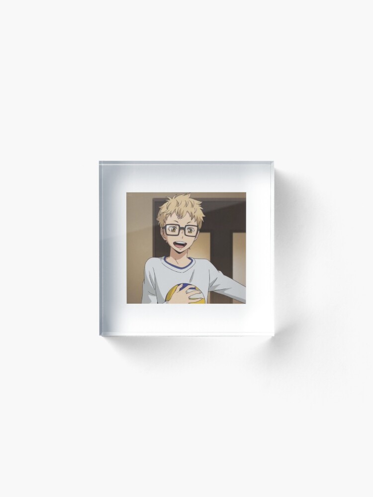 "Haikyuu Young Tsukishima" Acrylic Block for Sale by michelledhunter ...