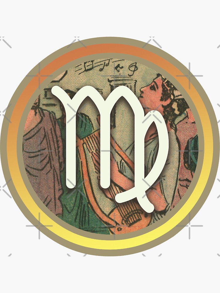"Virgo Season - Vintage Comic book Zodiac Sign" Sticker for Sale by ...