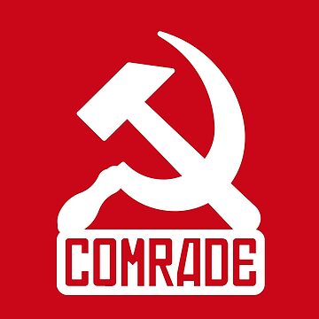 "Comrade" Sticker for Sale by LeftistLucy | Redbubble