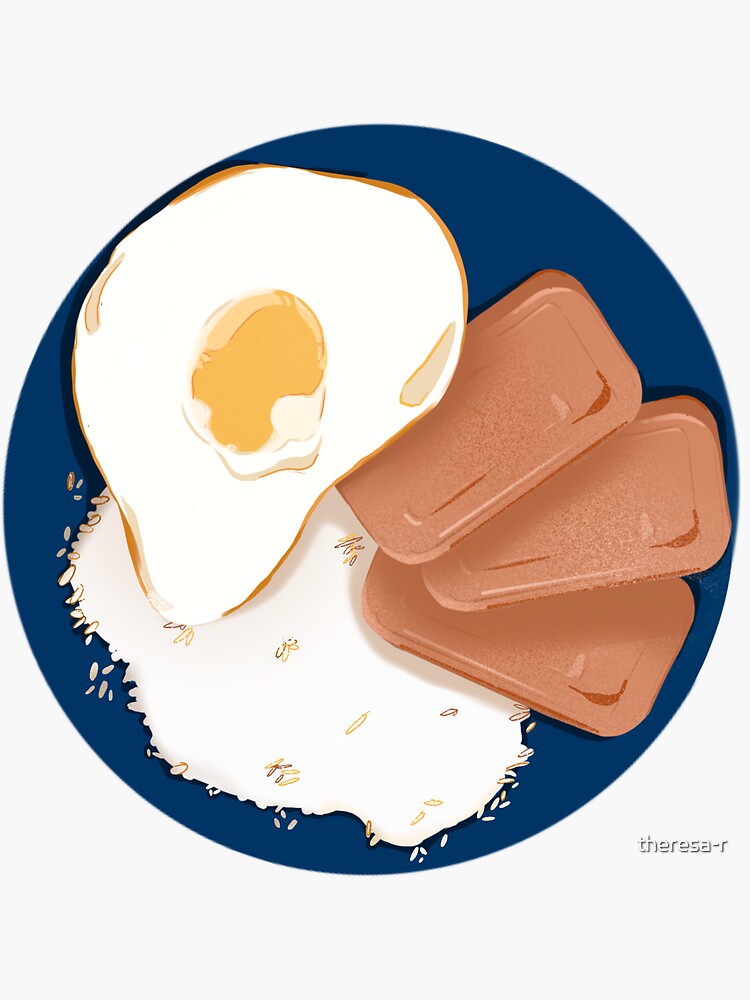 "Spamsilog" Sticker for Sale by theresa-r | Redbubble