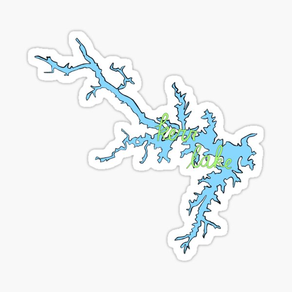 "Kerr Lake " Sticker for Sale by emilybarksdale2 | Redbubble