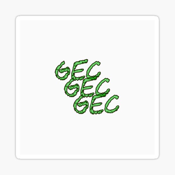 "100 gecs, gec gec gec" Sticker by etuckturnt | Redbubble