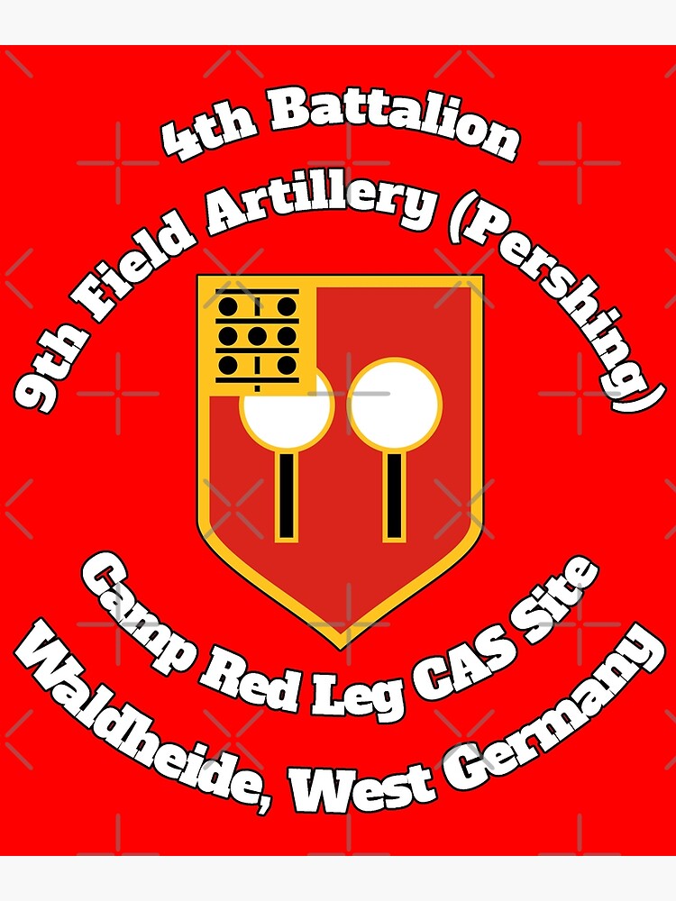 "4th Bn 9th Field Artillery Camp Red Leg CAS Site, Waldheide, W Germany ...