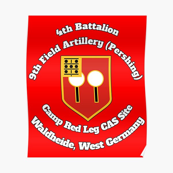 "4th Bn 9th Field Artillery Camp Red Leg CAS Site, Waldheide, W Germany ...