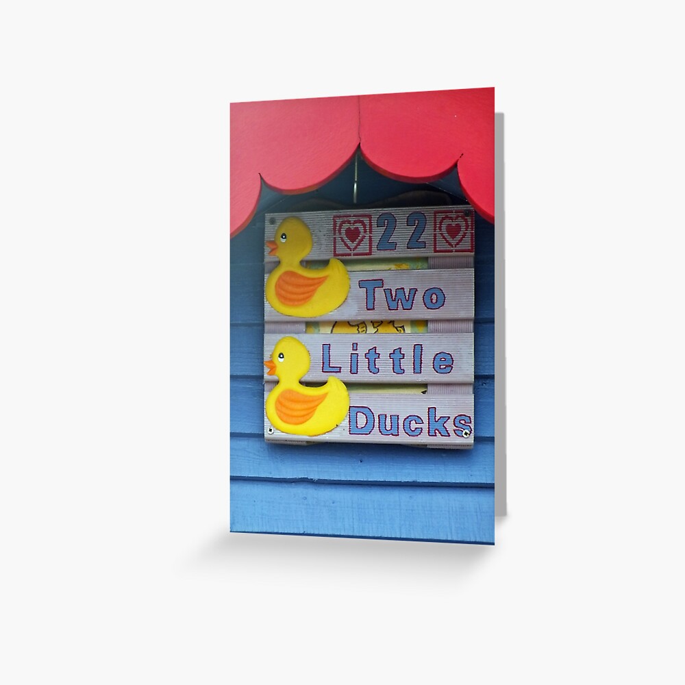 "Two Little Ducks 22" Greeting Card for Sale by Yampimon | Redbubble