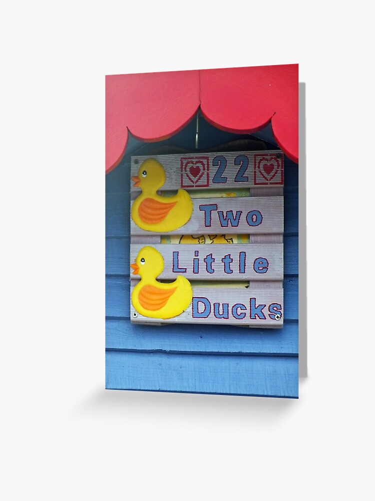 "Two Little Ducks 22" Greeting Card for Sale by Yampimon | Redbubble