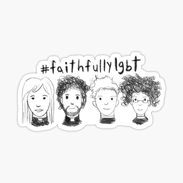 "LGBT Clergy" Sticker for Sale by marza2m | Redbubble