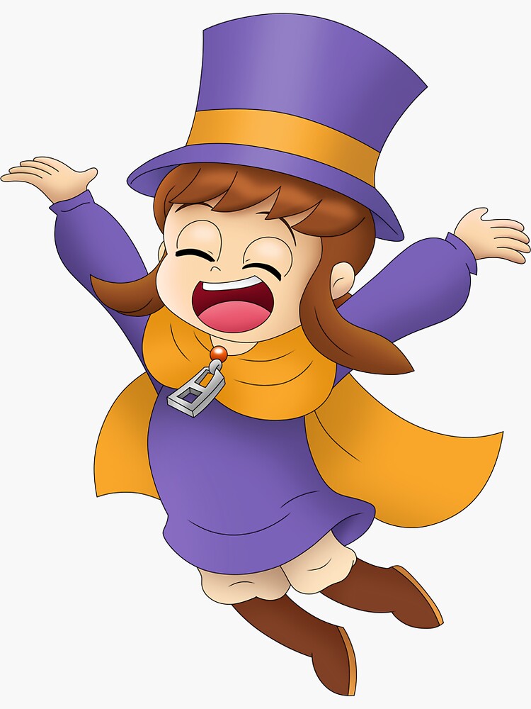 "Hat Kid" Sticker by DrawtoonzStudio | Redbubble