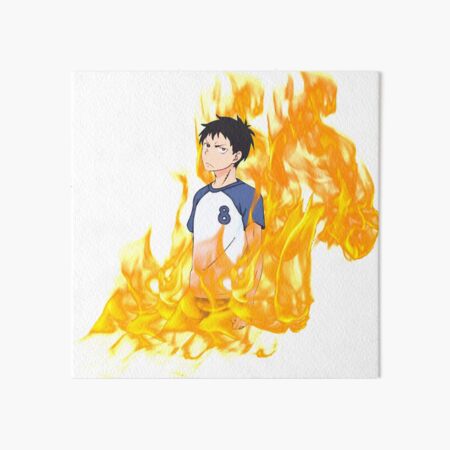"Fire Force - Shinra Kusakabe, Devils Foot" Art Board Print for Sale by ...
