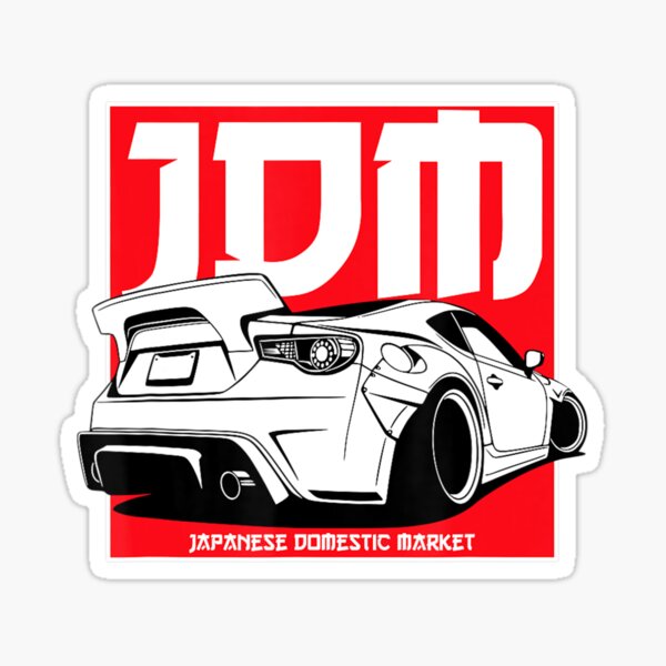 Pegatina «JDM Badge Japanese Drift Car Tuning Regalo automotriz 86» de ...