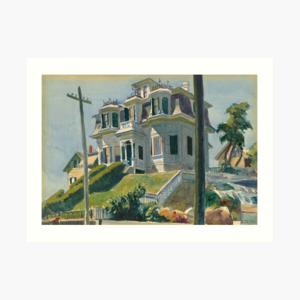 "Edward Hopper. Haskell's House, 1924." Art Print for Sale by ...