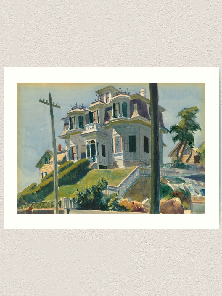 "Edward Hopper. Haskell's House, 1924." Art Print for Sale by ...