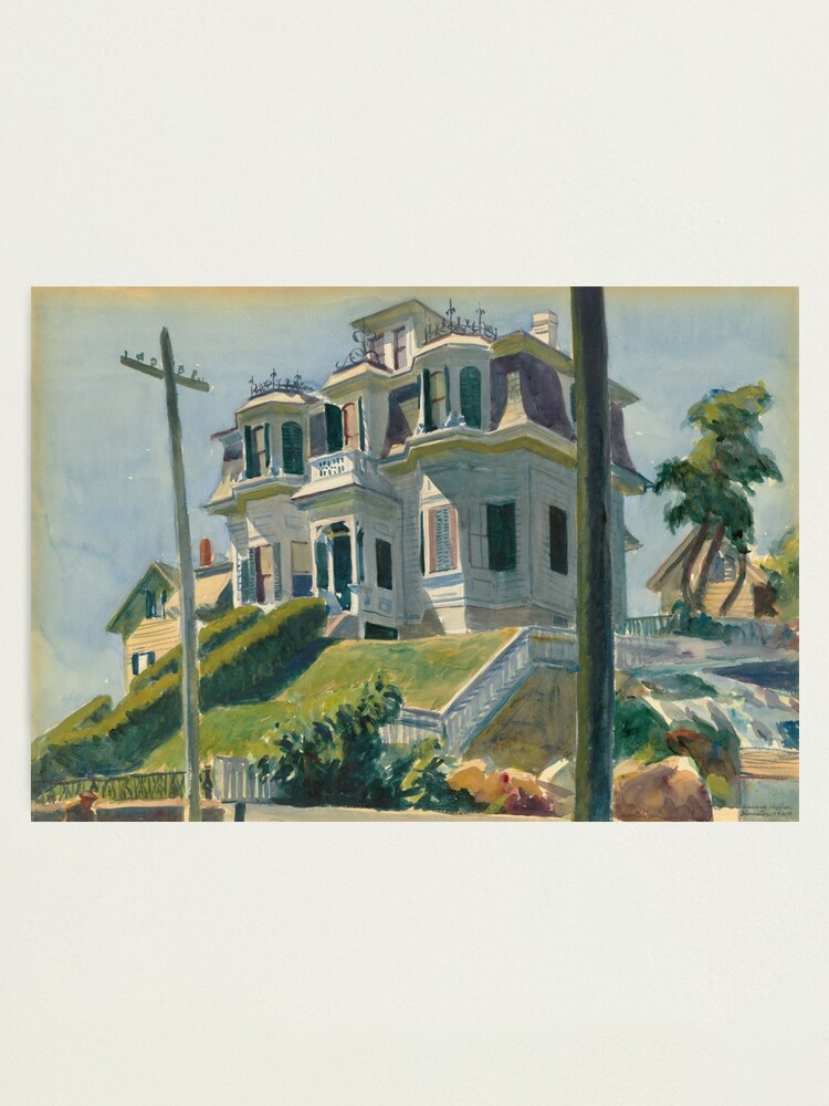 "Edward Hopper. Haskell's House, 1924." Photographic Print for Sale by ...