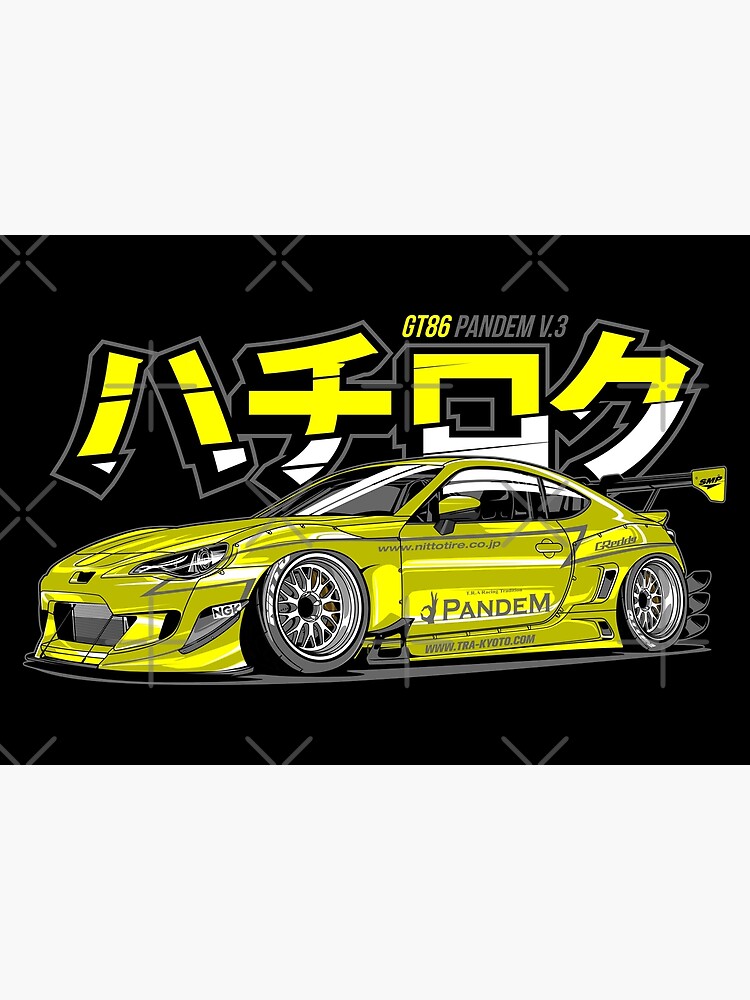 Póster «Pandem Sport Die Cast Car - Diseño de dibujos animados fundidos ...