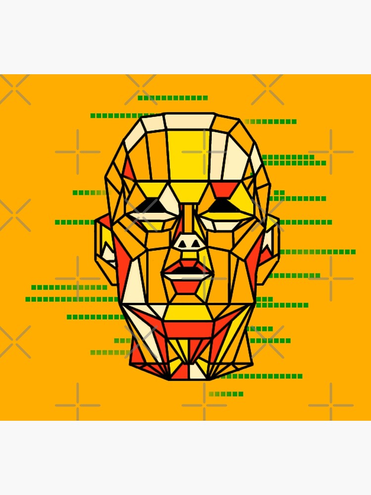 "Geometry Face" Poster for Sale by yuliyen | Redbubble