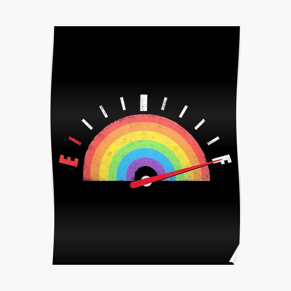 "The Rainbow Meter. " Poster for Sale by FoundX-art | Redbubble