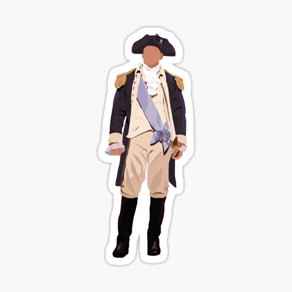"George Washington - Hamilton the Musical" Sticker by lilysdesigns ...
