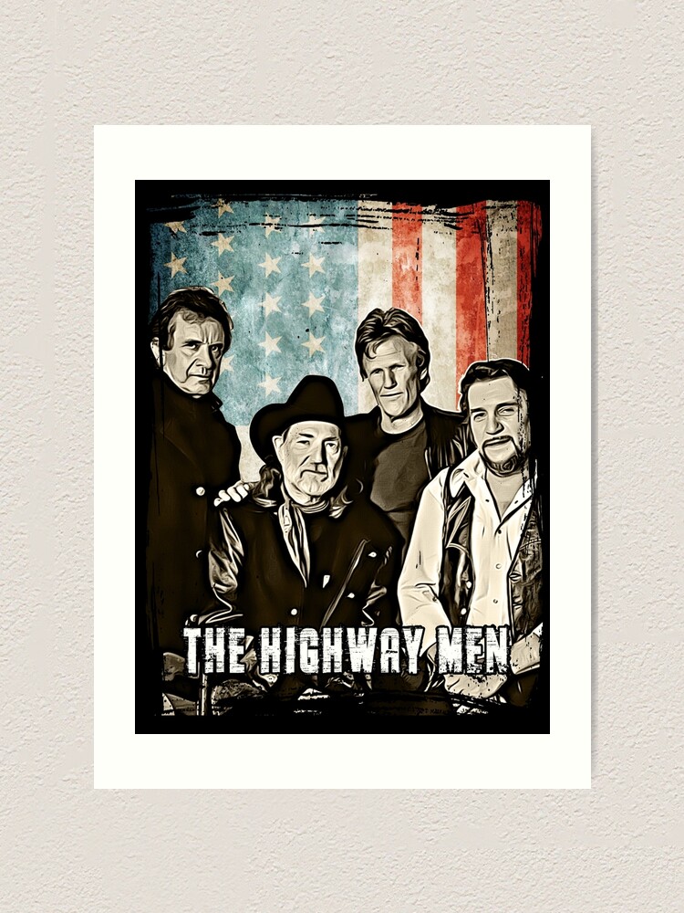 "Flag The highwaymen band 35 years anniversary gift for fans and lovers ...