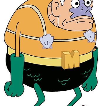 "Mermaid Man Sticker" Sticker for Sale by TotalBubble | Redbubble